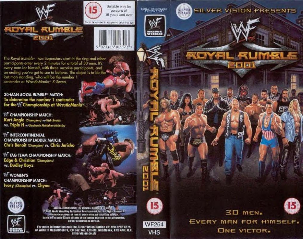 The Wrestling Reviewer: WWF Royal Rumble 2001 - January 2001
